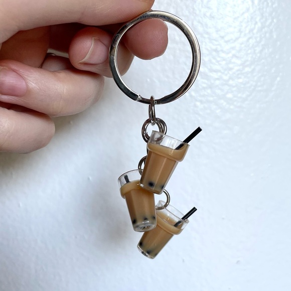 Accessories | Iced Coffee Boba Keychain | Poshmark
